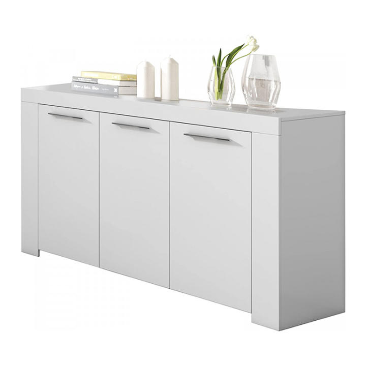 CAMA EXPRESS Aparador buffet de 3 puertas en color blanco artik | Miravia