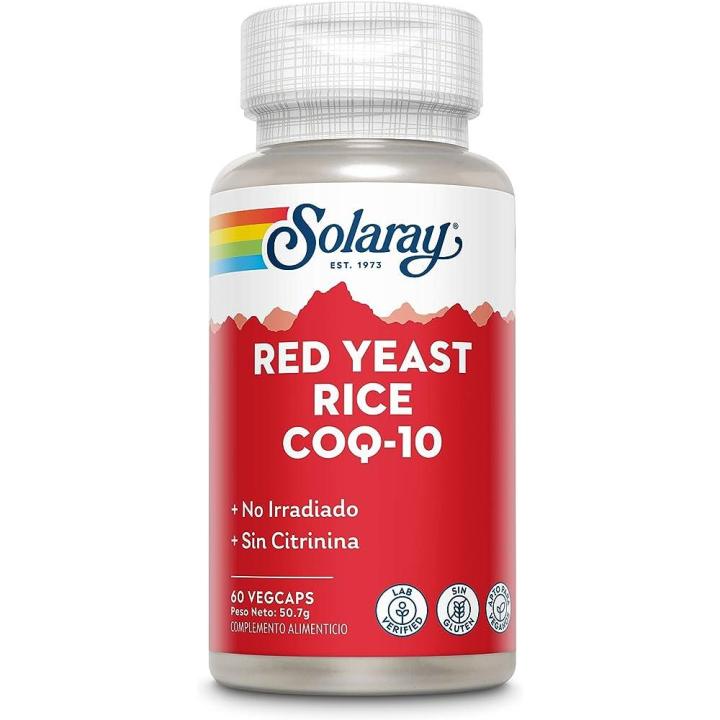 Solaray Red Yeast Rice COQ-10 507 mg 60 capsulas | Miravia