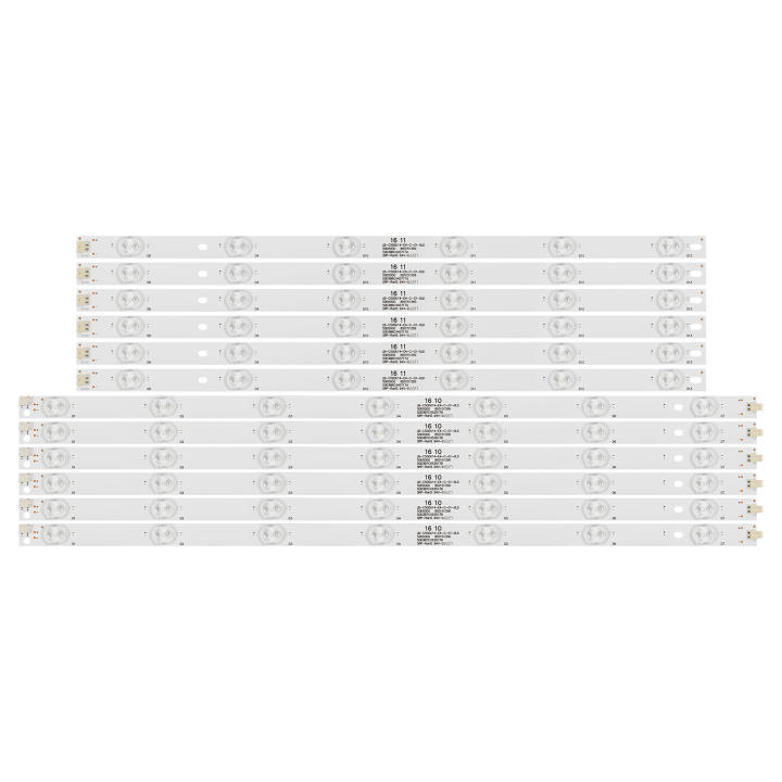 Tira de luces LED de retroiluminación, accesorio svj500a33 _ rev06 _ 13LED LB-C500U14-E4-C-G1 ...