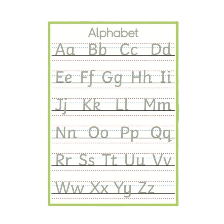 Tablero Blanco De Escritura A Mano Del Alfabeto, Tablero De Práctica De ...