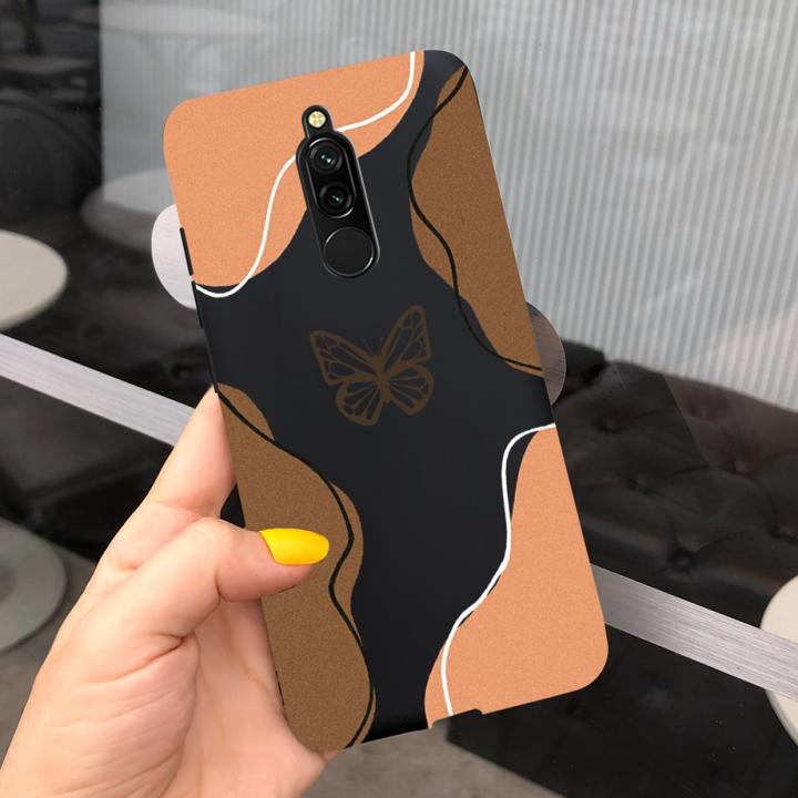 Funda de estilo Sen para Xiaomi Redmi 8, carcasa trasera suave ...