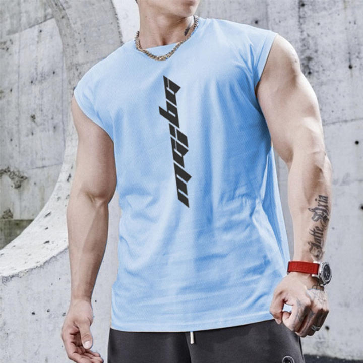 Camiseta al aire libre para Hombre, chaleco de fitness, gimnasio, sin ...