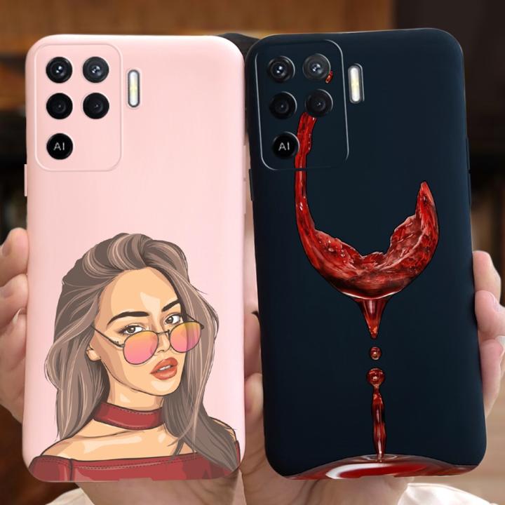 Funda trasera de silicona suave para Oppo A94 4G, carcasa A prueba de ...