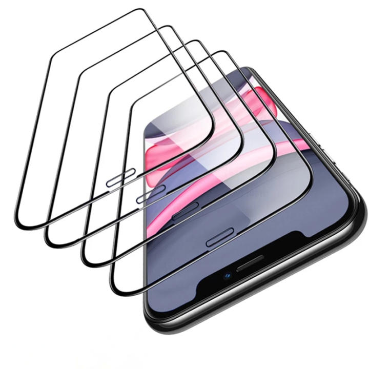 11 Pro Max Phone Case 3-Pack Tempered Glass Screen Protector For IPhone ...
