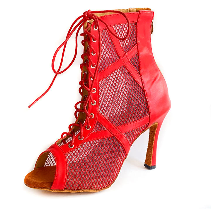 Botines de mujer rojos de cuero - Envío Gratis* | Miravia