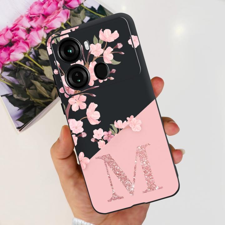 Funda trasera de TPU suave para ITEL P40 Plus, P683L, flor Popular ...