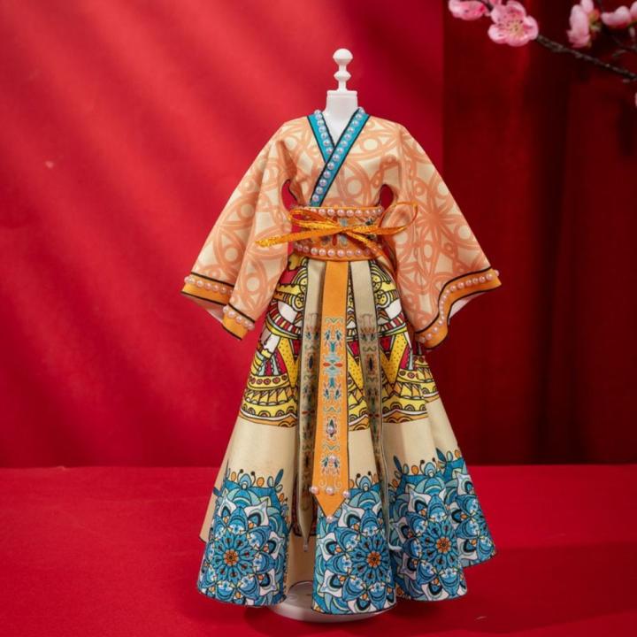 Kit de Moda Hanfu DIY Traje de Princesa Hecho a Mano para Muñeca Juegos ...