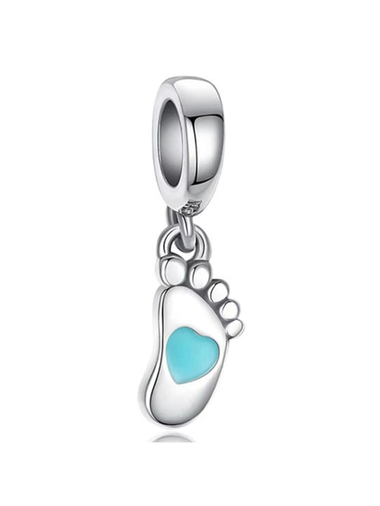 Charm pandora original platade pie bebe - Envío Gratis* | Miravia