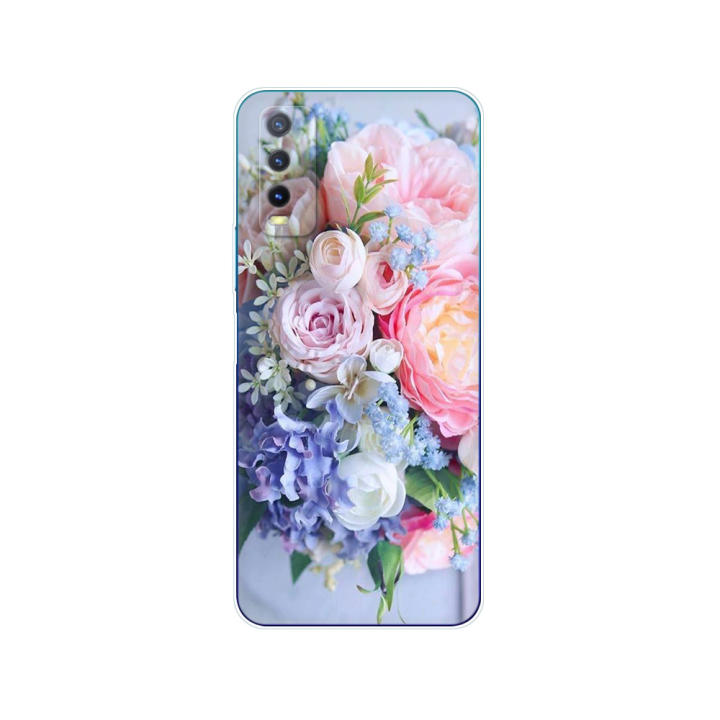 Funda trasera para teléfono ViVo Y20, carcasa de silicona suave, TPU ...