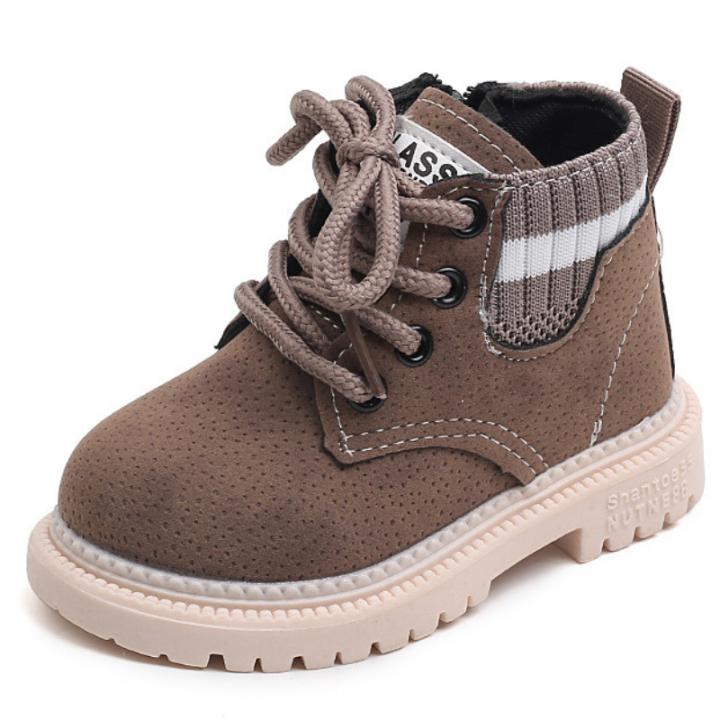Botines de cuero para niños, botas de cuero para niños, botas Martin ...