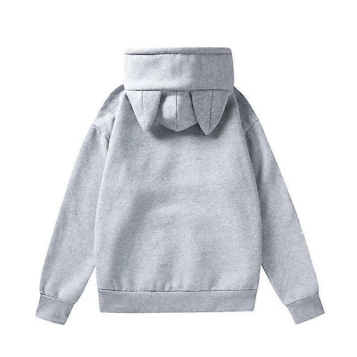 Sudadera con capucha y orejas de gato para mujer, sudadera de forro ...