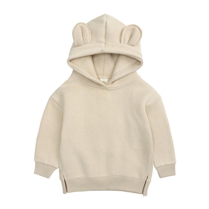 Sudadera con capucha para niños y niñas, suéter de lana con orejas de ...