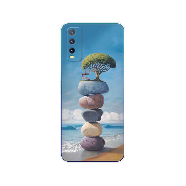 Funda trasera para teléfono ViVo Y20, carcasa de silicona suave, TPU ...