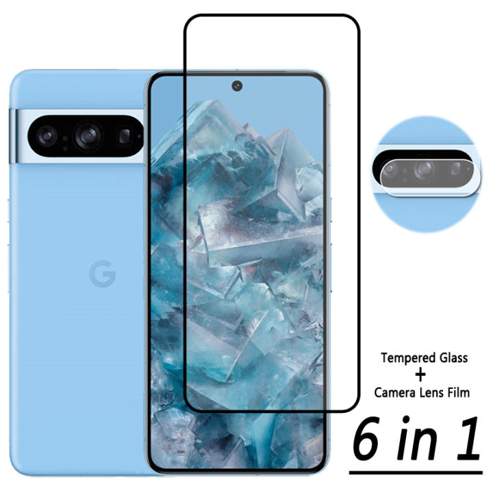 Full Cover Tempered Glass For Google Pixel 8 Pro Screen Protector ...
