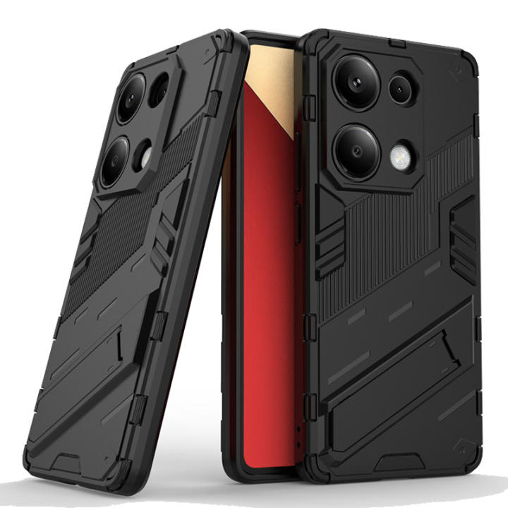 Phone Holder Case For Xiaomi Poco M6 Pro Case Bumper Armor Full Edge ...