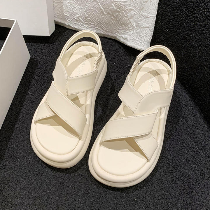 Sandalias romanas para mujer, zapatos cómodos de playa, chanclas para ...