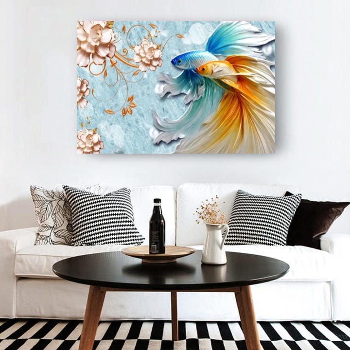 Hermosa flor de loto koi y perlas, imagen fantástica, decoración ...